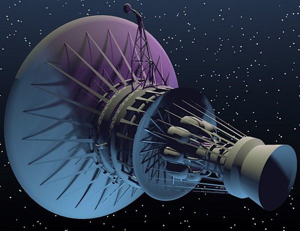 bussard ram jet 3d dxf