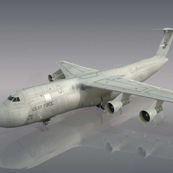 lockheed c-5 galaxy usaf 3d model