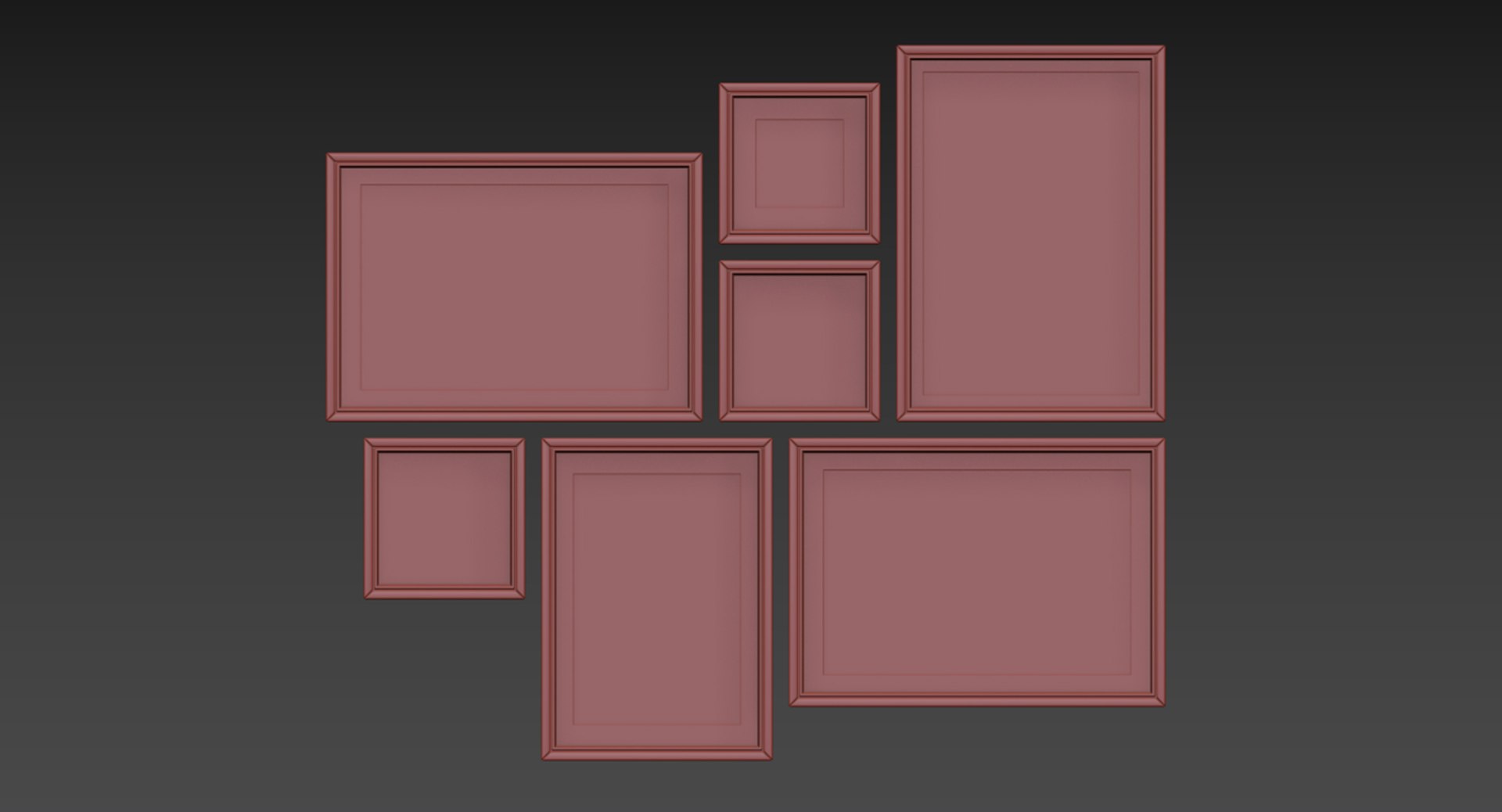 3D Model Picture Frames - TurboSquid 1564959