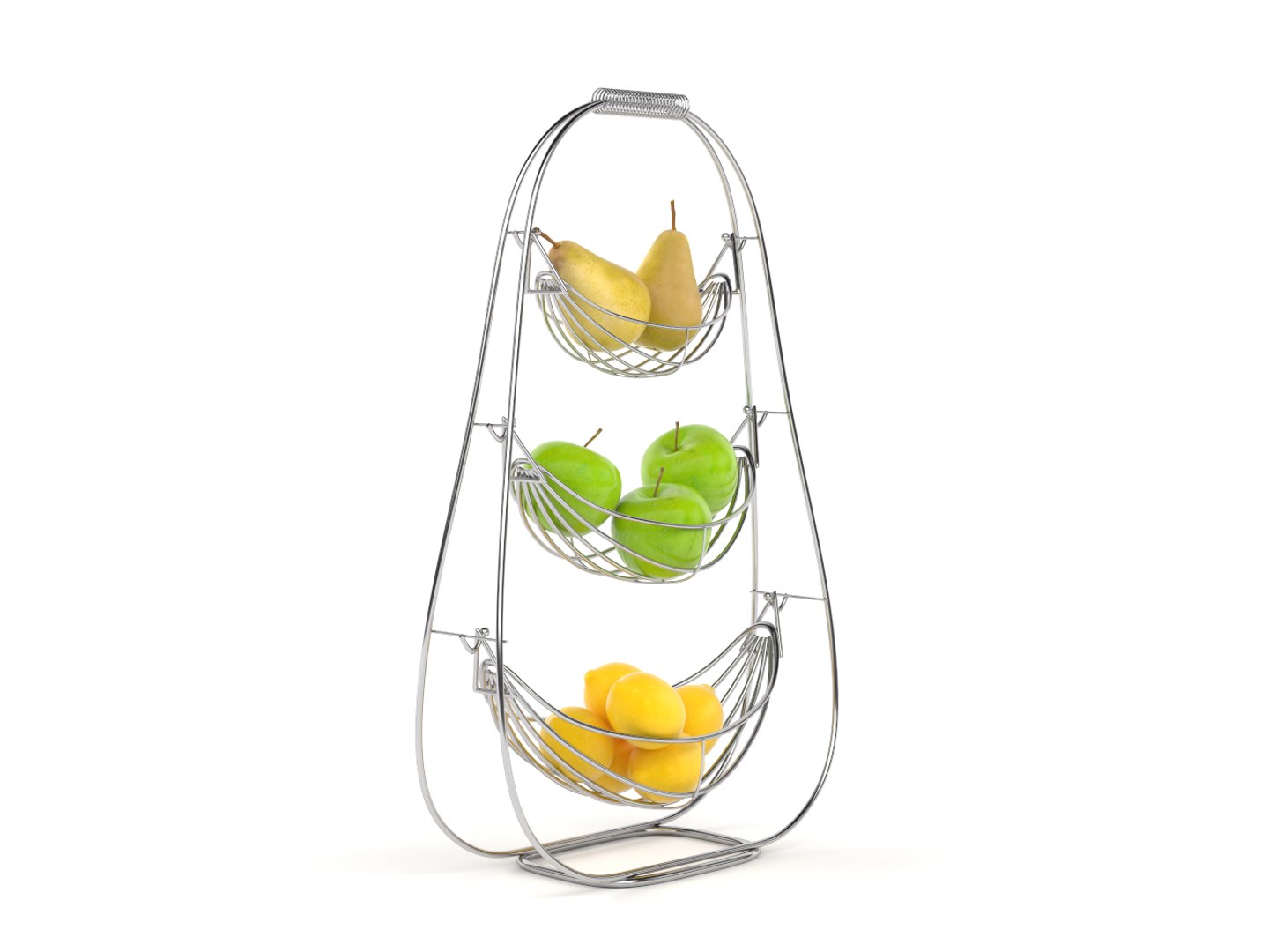 3D Fruit Storage Basket Model - TurboSquid 1579423