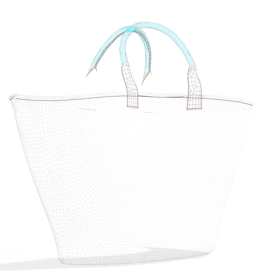 3D Women Handbag Straw Bag Clo3d Marvelous Designer Model - TurboSquid ...