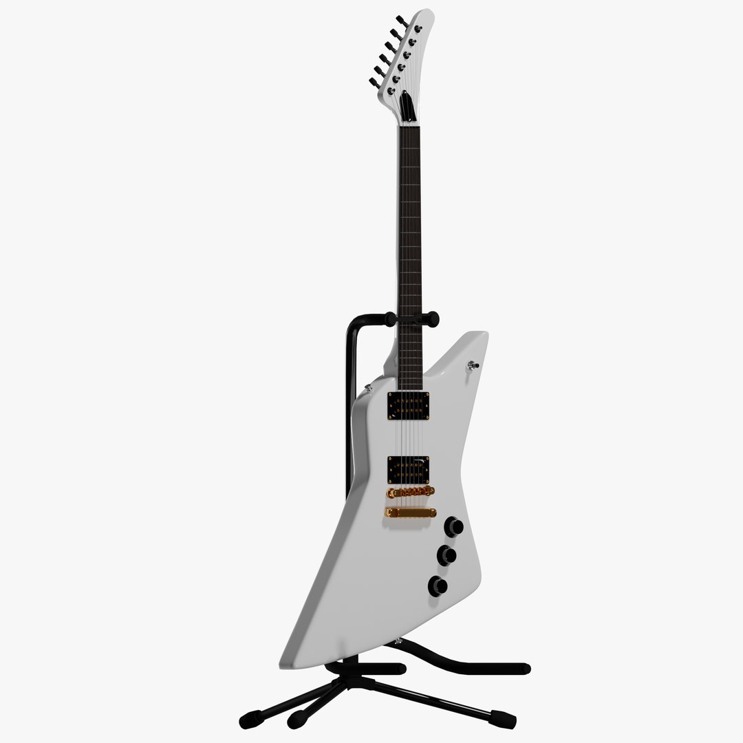 3D Gibson Explorer Electric Guitar Model - TurboSquid 2141209