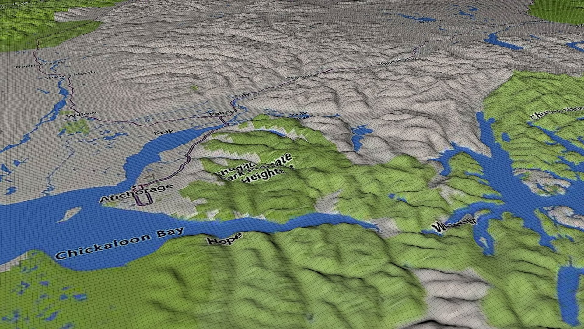 State Of Alaska Model - TurboSquid 1943966