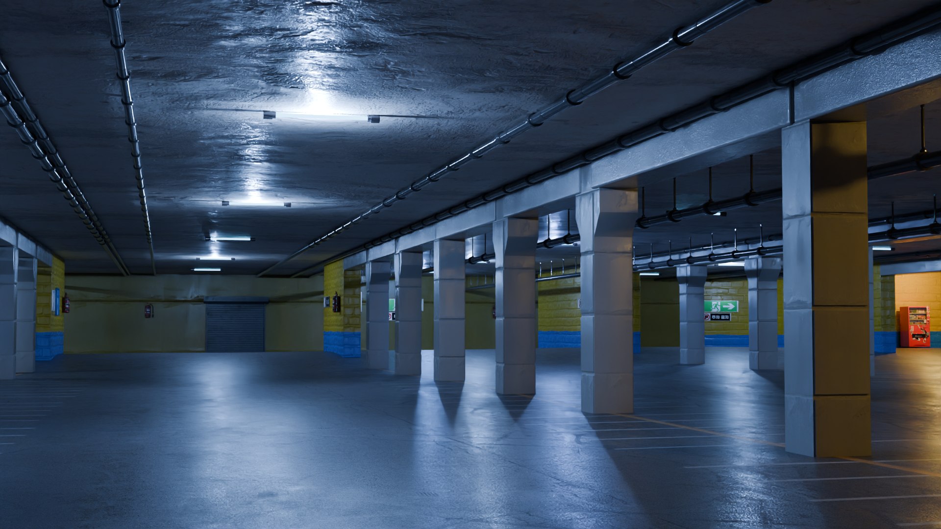 Japanese Parking Lot 3D - TurboSquid 2193082