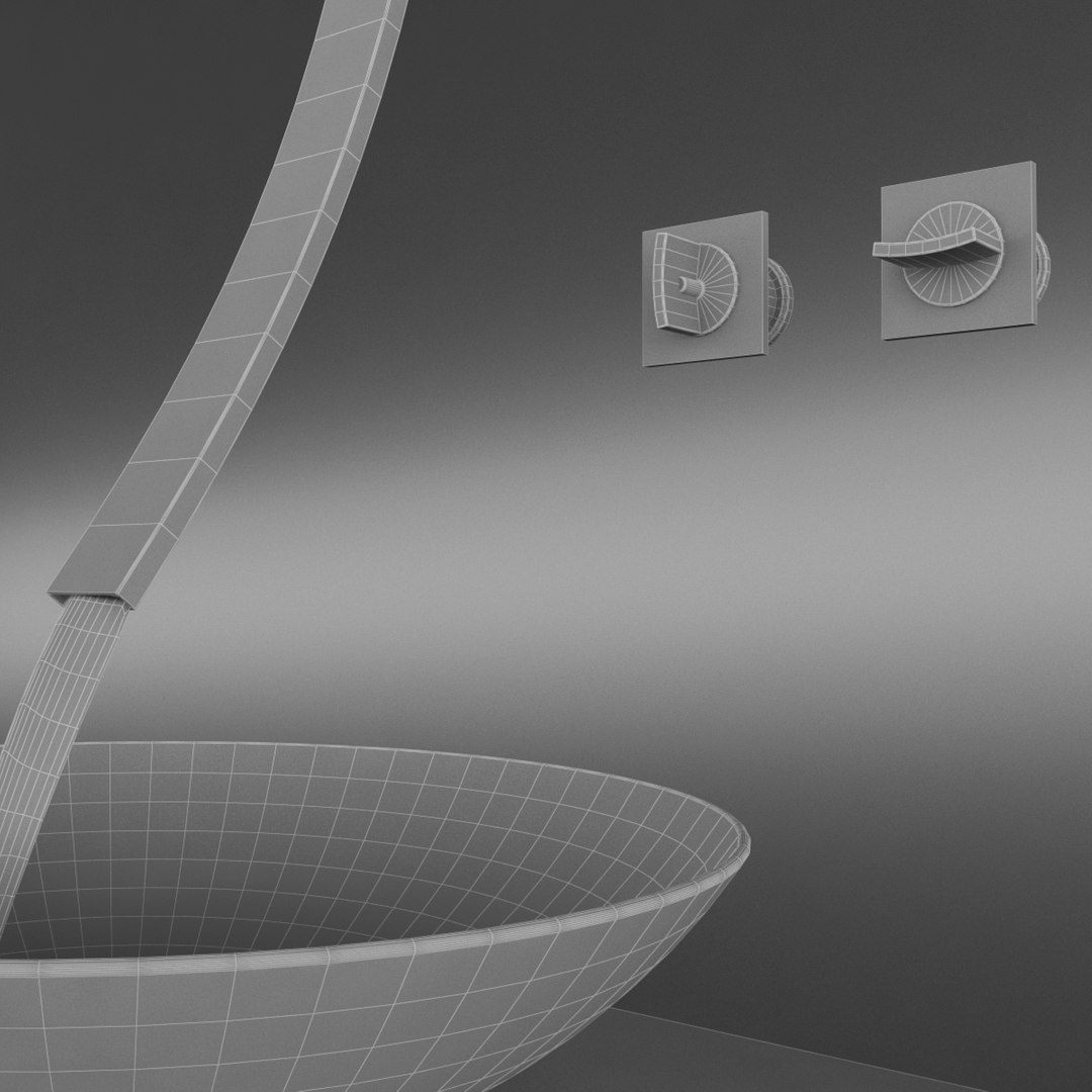 Luna Faucet Graff 3d Model