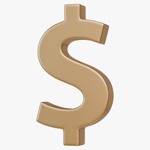 Dollar symbol 3D model - TurboSquid 1963198