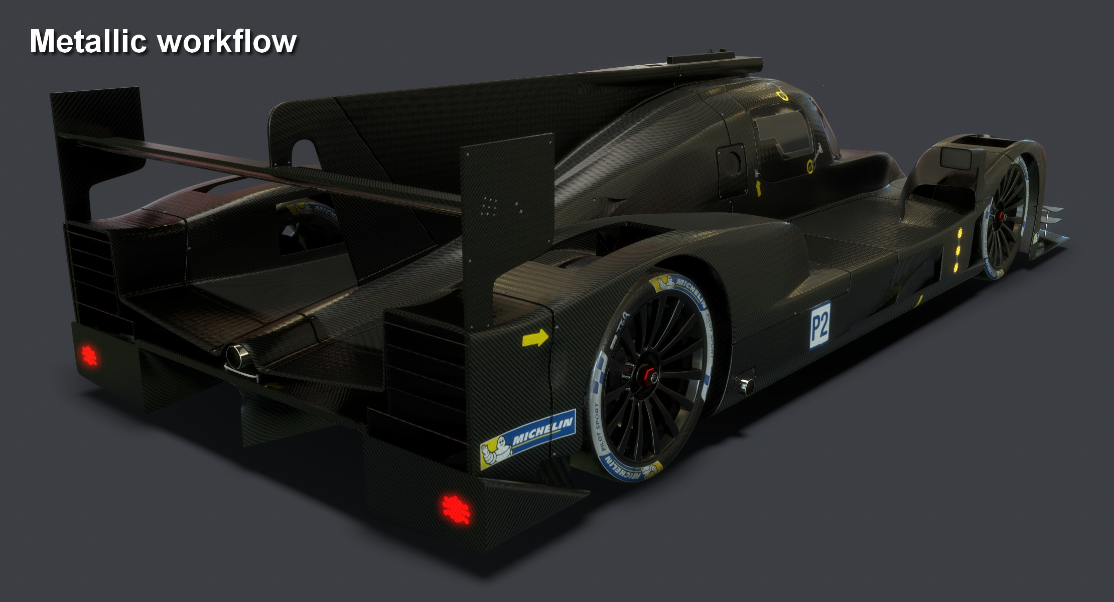 Dallara P217 WEC LMP2 Season 2020 3D model - TurboSquid 1750761