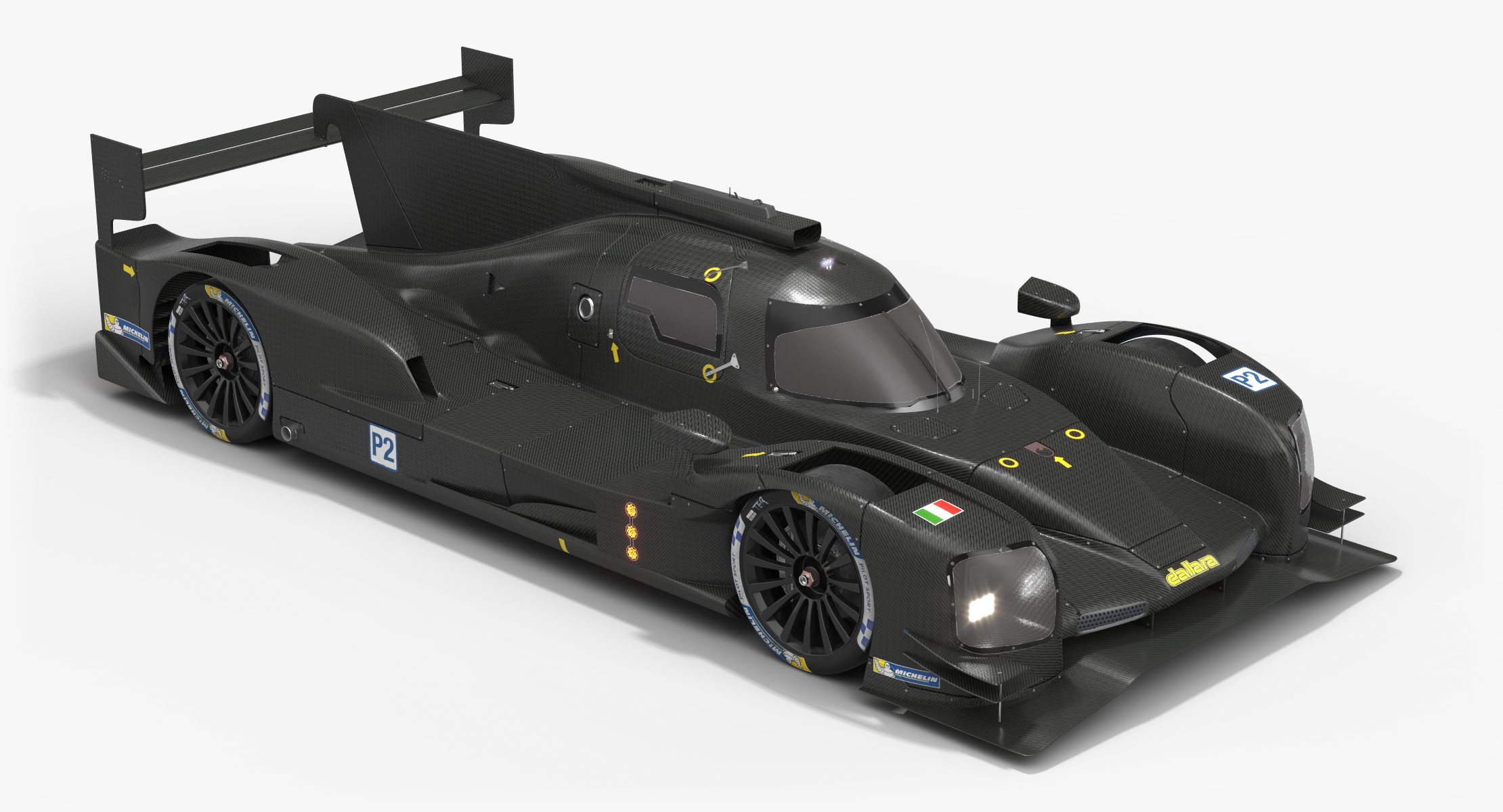 Dallara P217 WEC LMP2 Season 2020 3D model - TurboSquid 1750761