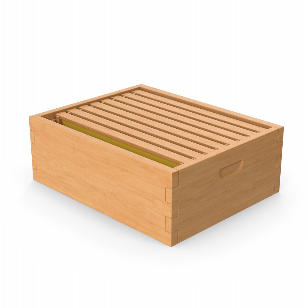 3D Quilt Box For Bees Model - TurboSquid 2096170
