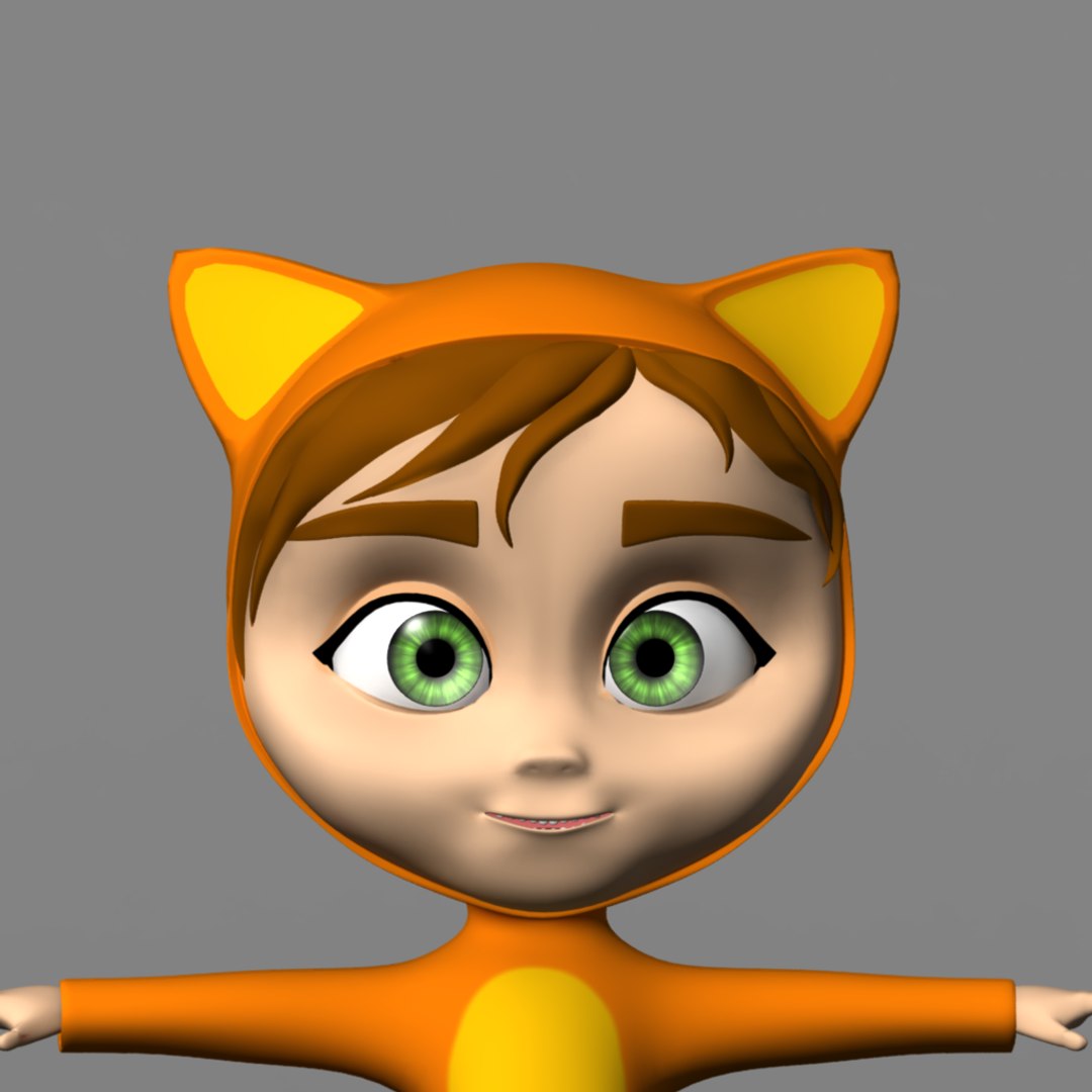 Maya Girl Character