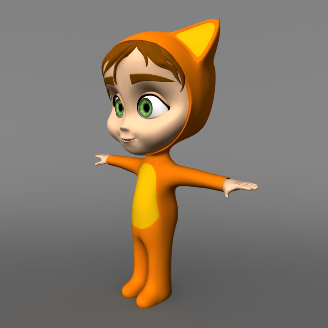 Maya Girl Character