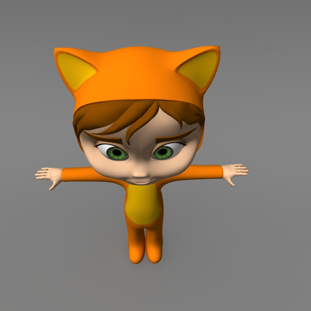 Maya Girl Character