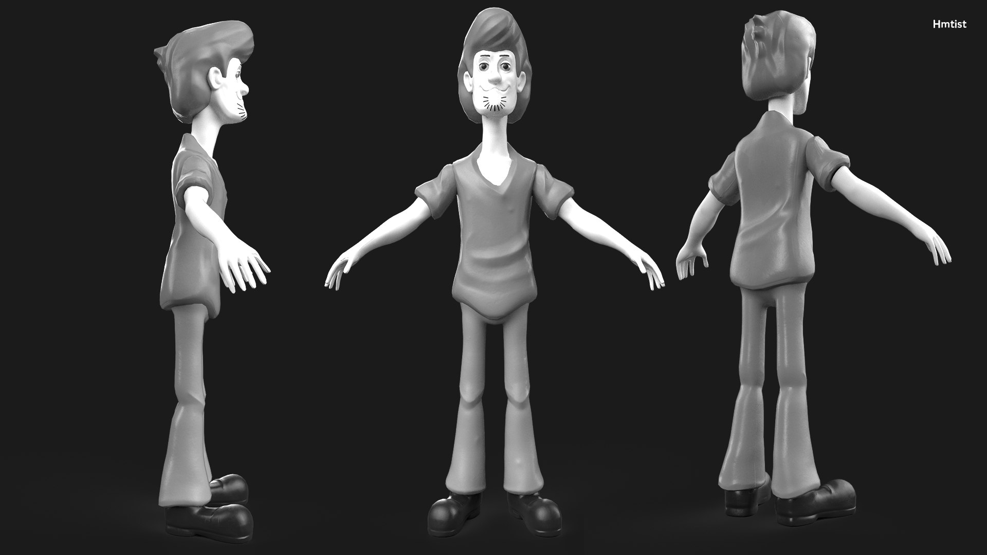 3d Scooby Doo Game Rigged Character Shaggy 3D Model - TurboSquid 2277964