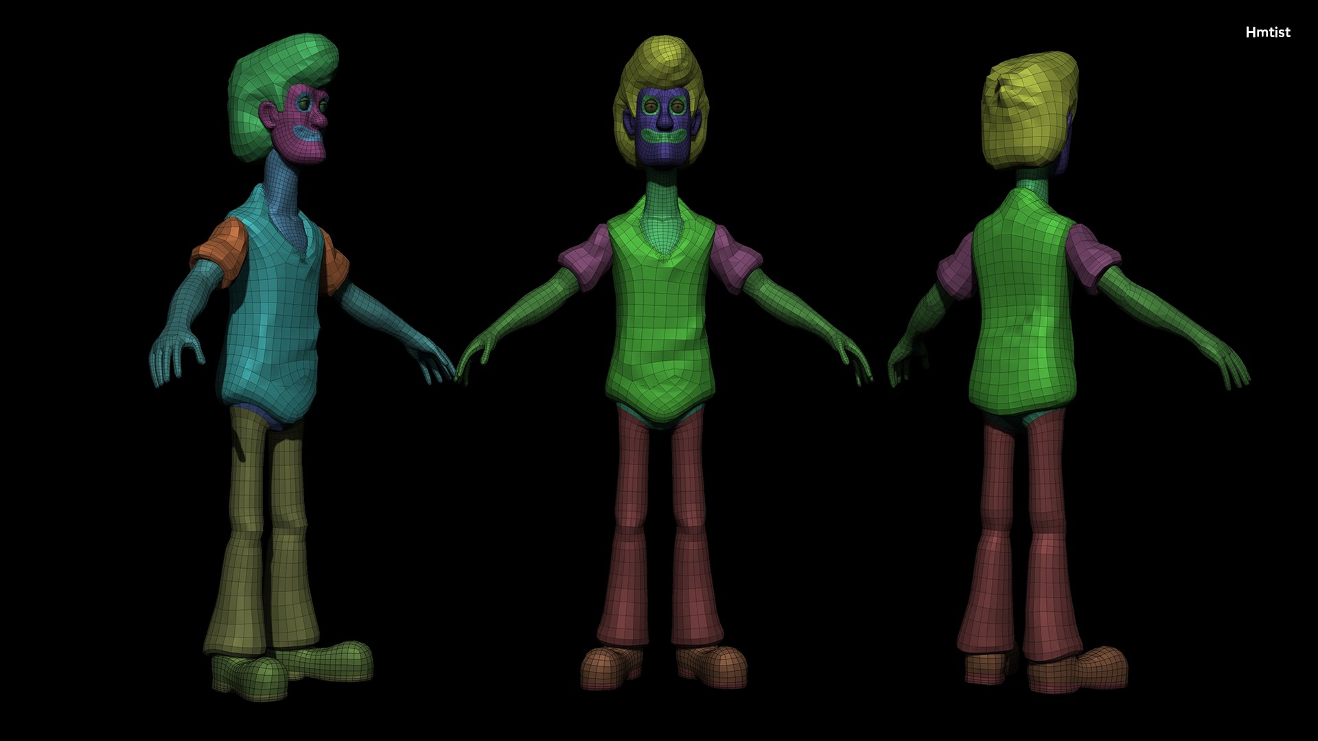 3d Scooby Doo Game Rigged Character Shaggy 3D Model - TurboSquid 2277964