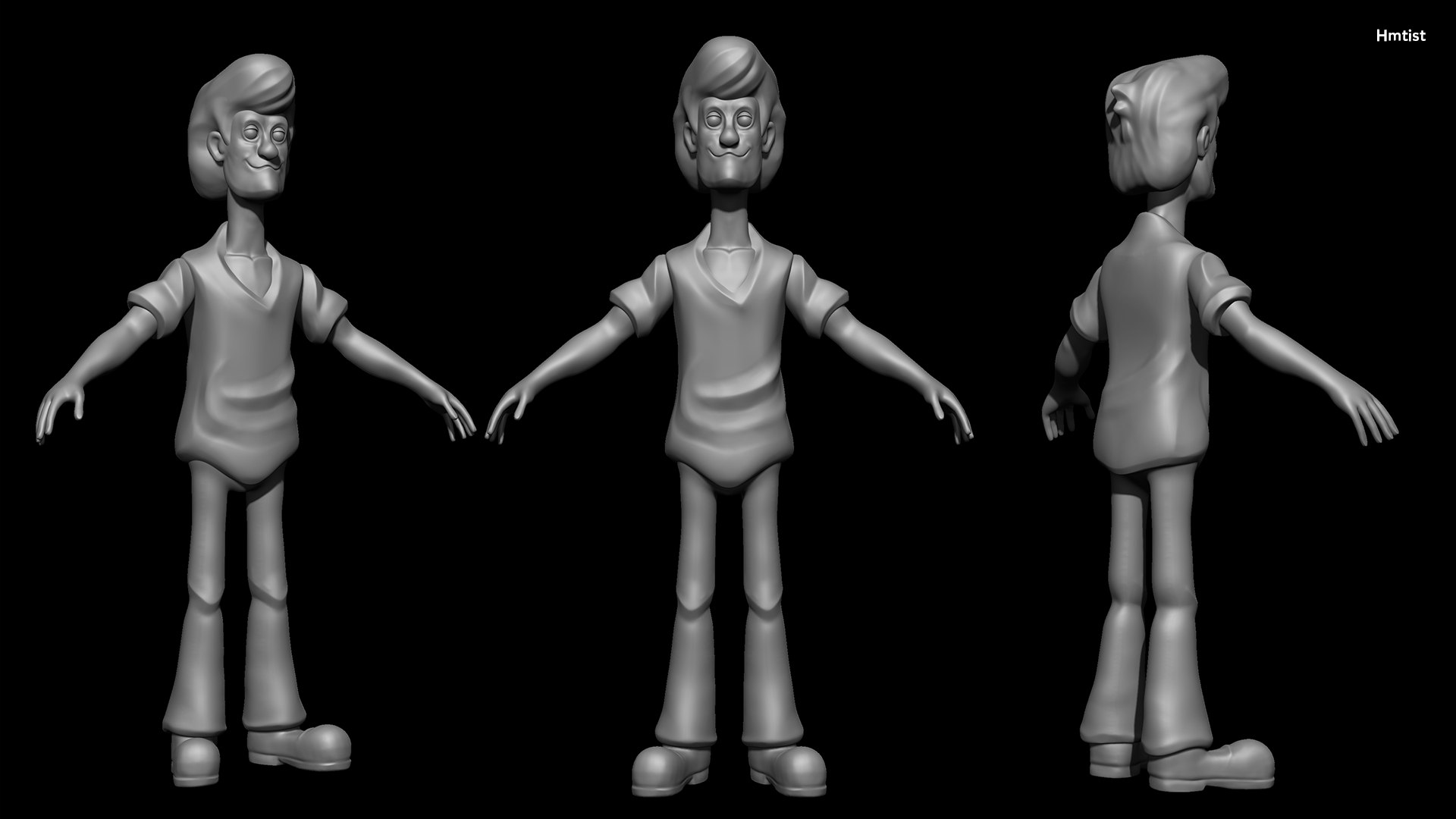 3d Scooby Doo Game Rigged Character Shaggy 3D Model - TurboSquid 2277964