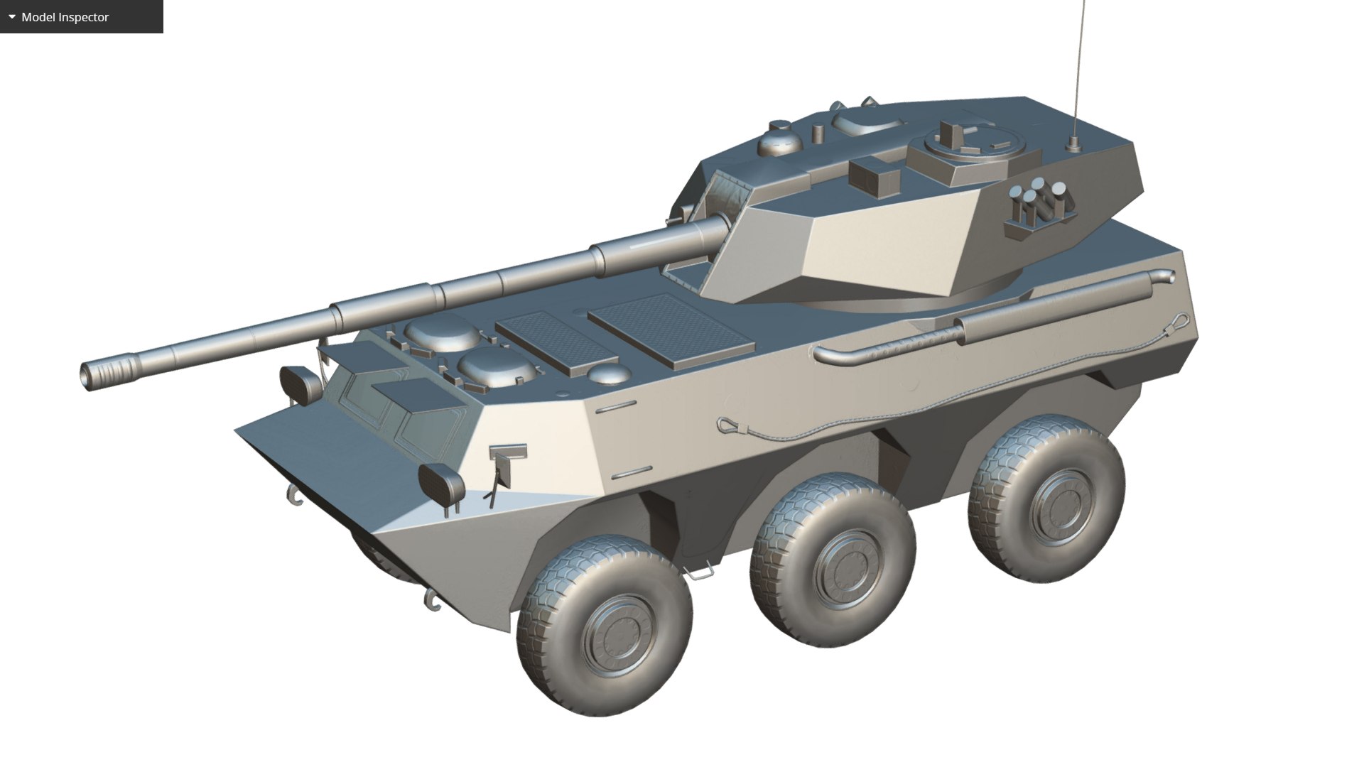 3D PLA PTL02 Wheeled Tank Destroyer - TurboSquid 2293612