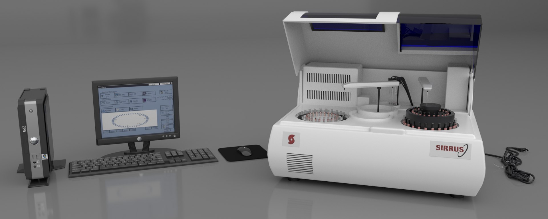 Chemistry analyzer model - TurboSquid 1334631