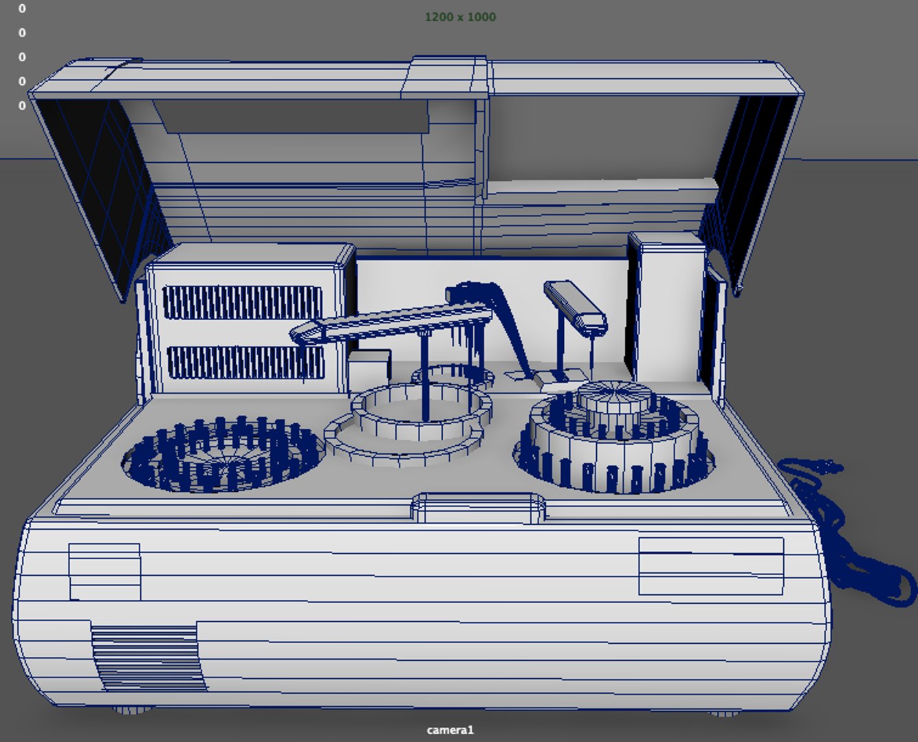 Chemistry analyzer model - TurboSquid 1334631