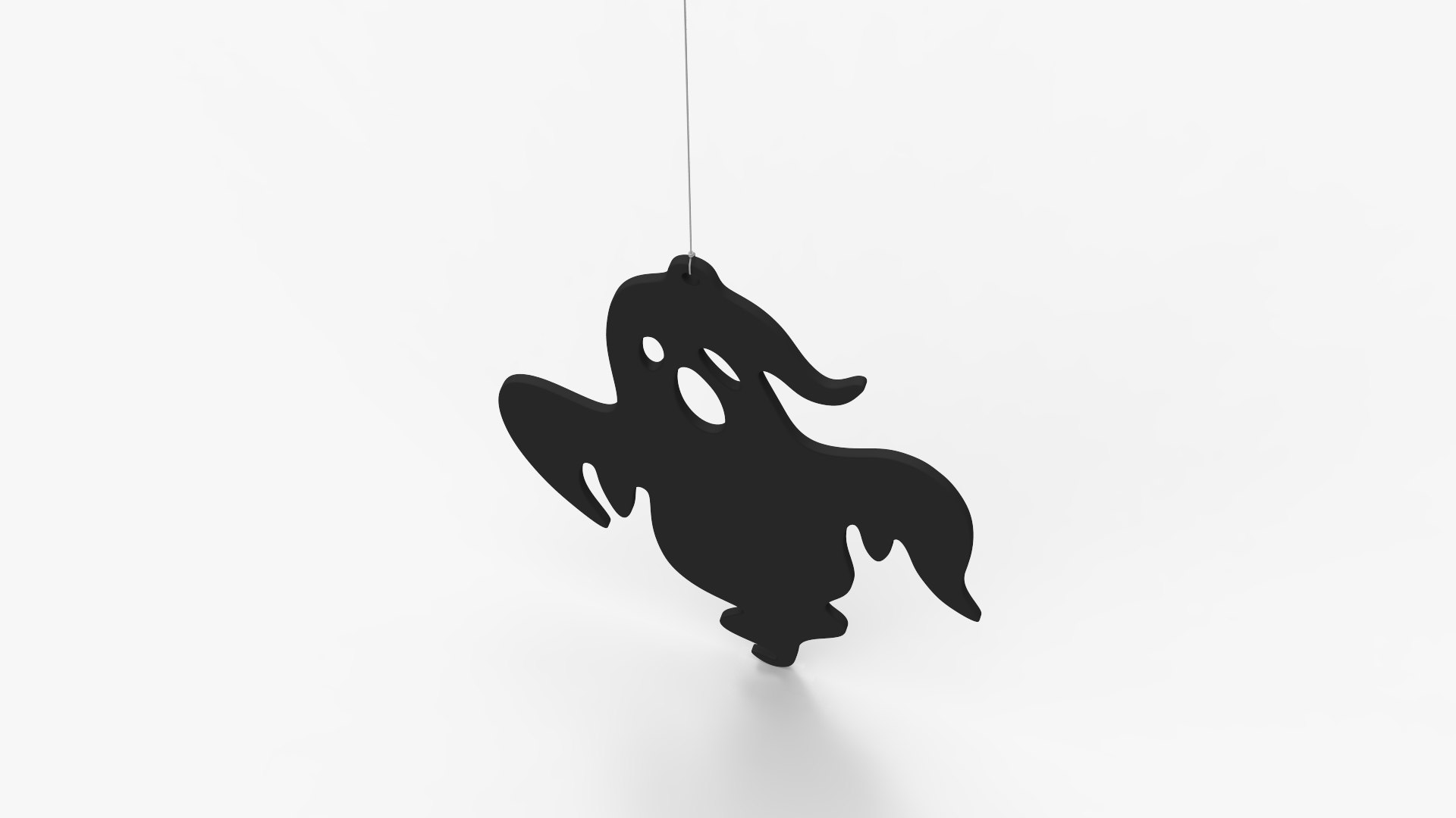 3D Ghost Shape Decoration - TurboSquid 2296973