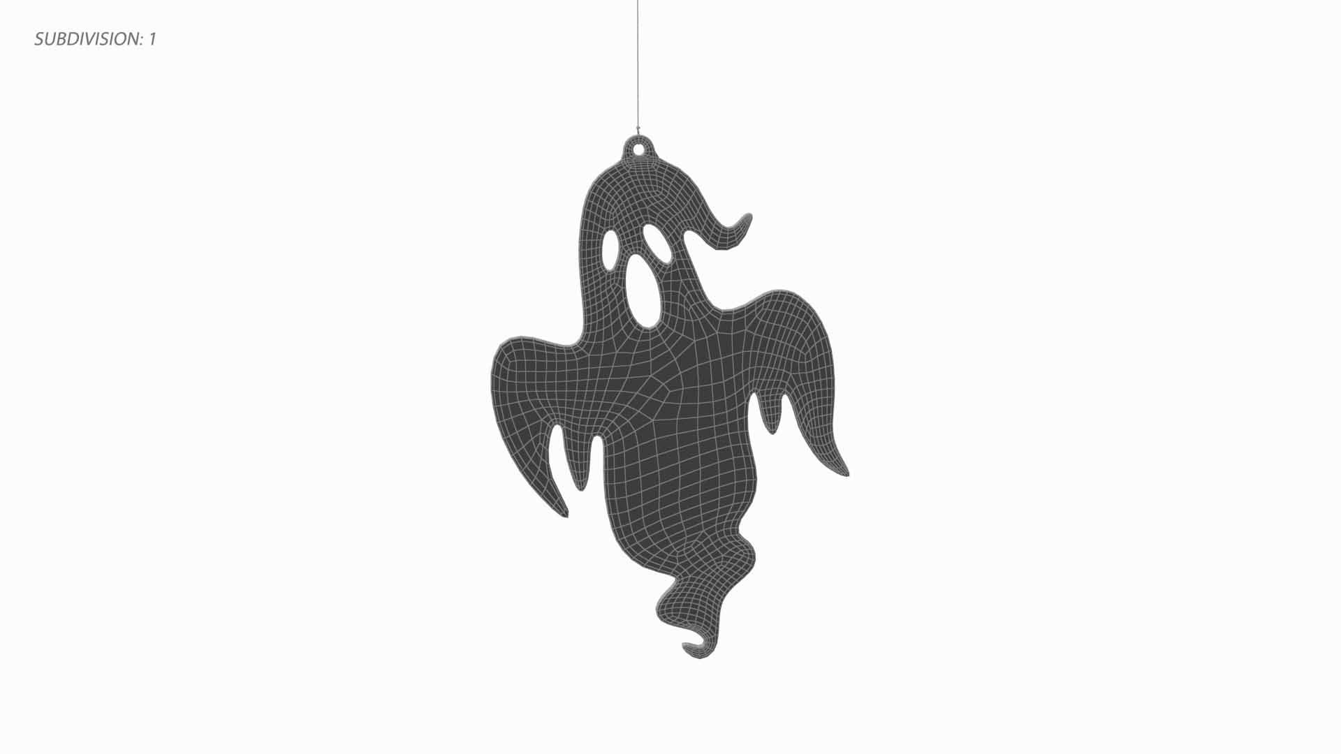 3D Ghost Shape Decoration - TurboSquid 2296973