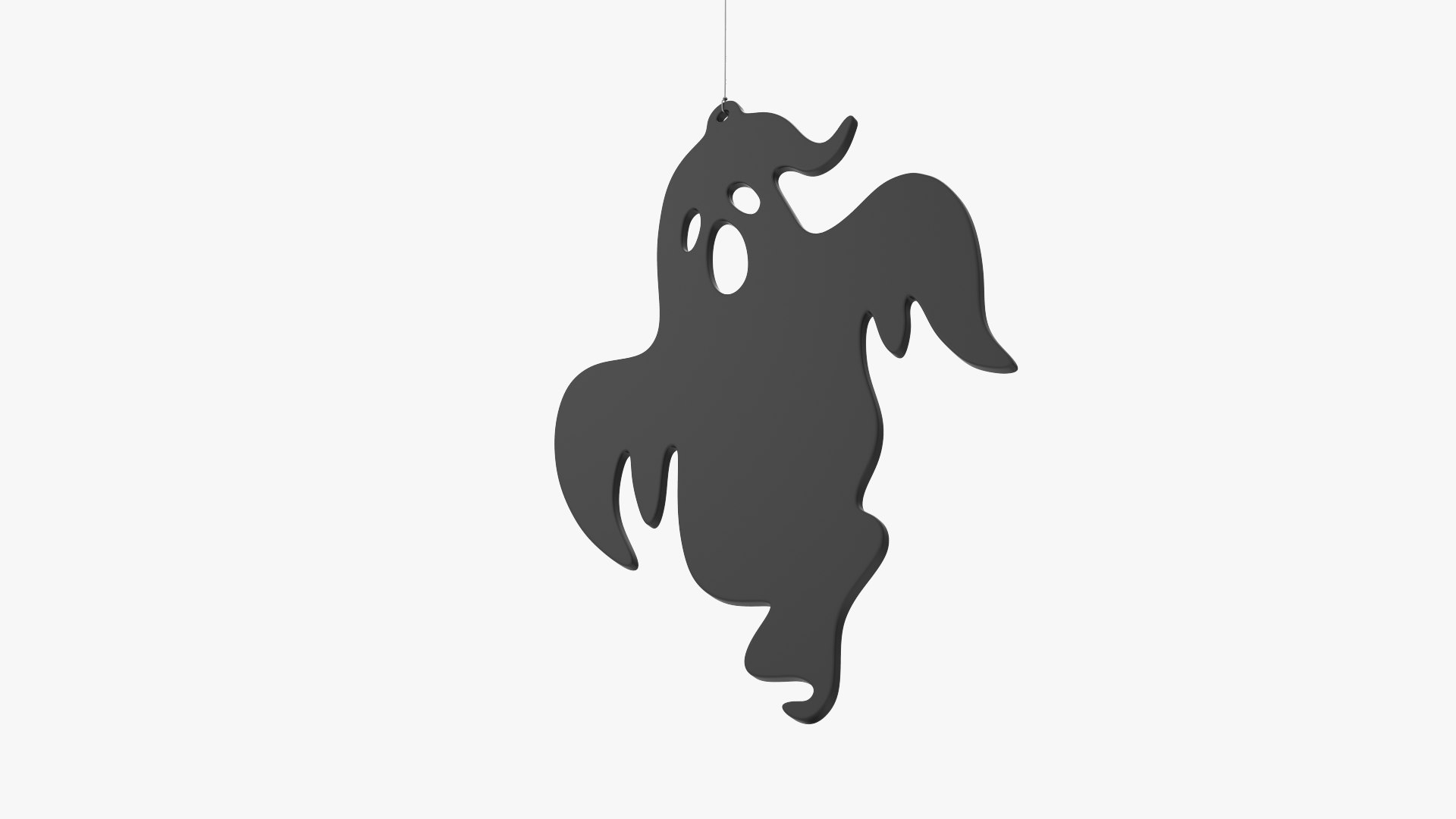 3D Ghost Shape Decoration - TurboSquid 2296973