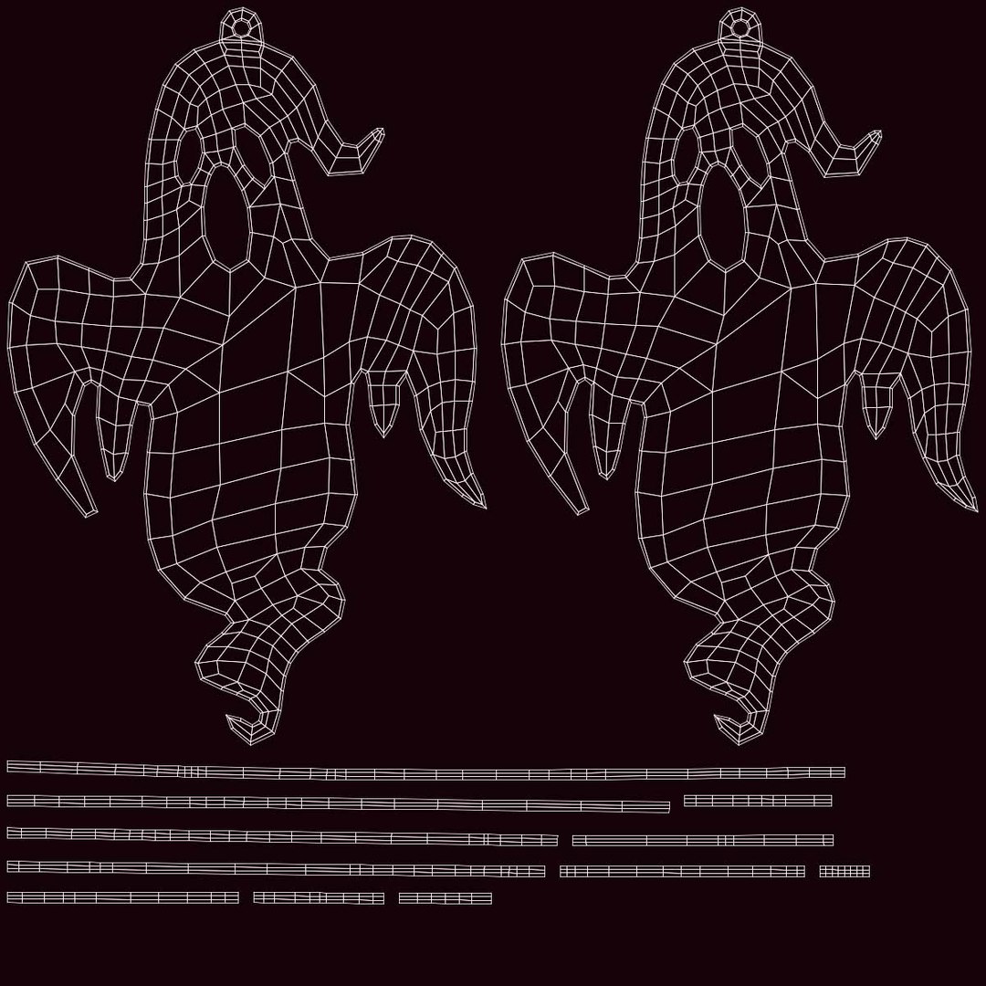 3D Ghost Shape Decoration - TurboSquid 2296973