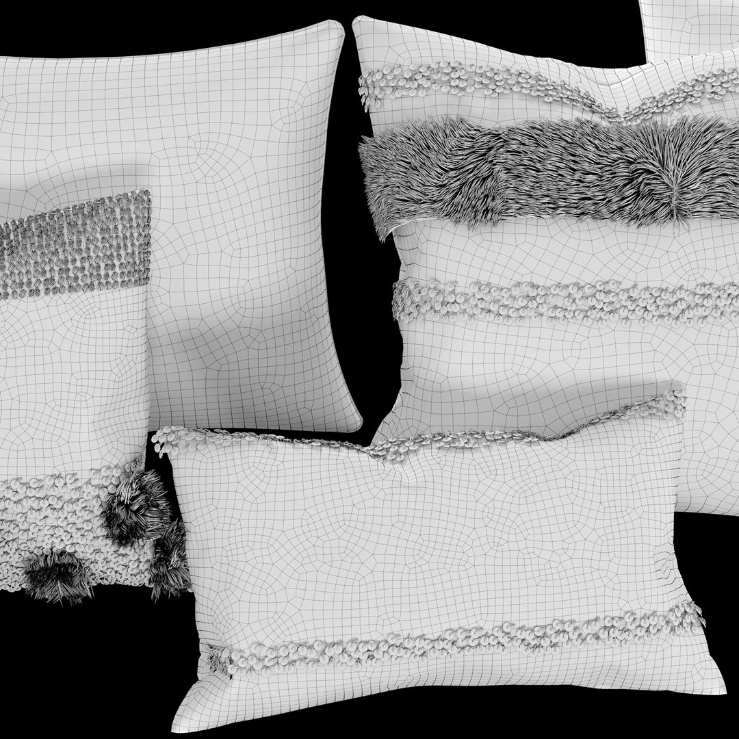 3D Model Pillow - TurboSquid 1595353