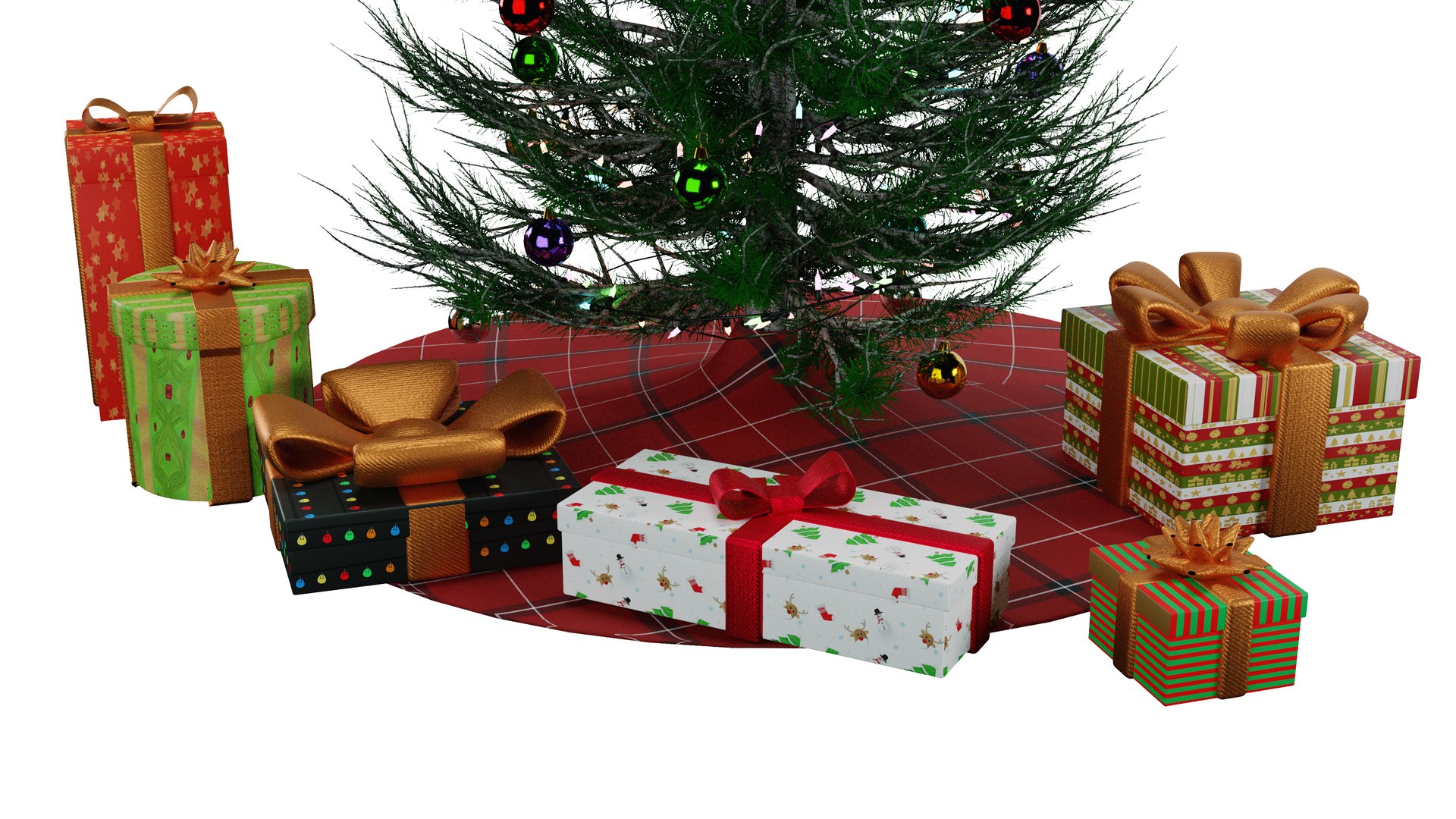 3D Christmas Tree - TurboSquid 2155225