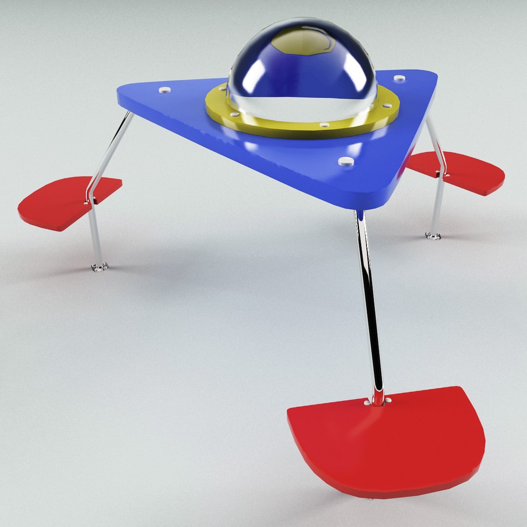 3d Childrens Table Ufo