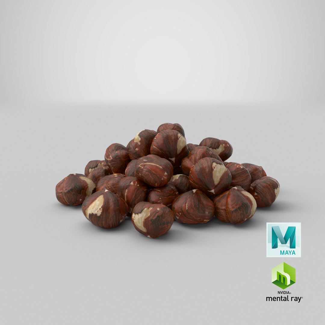 Pile of Hazelnut 06 3D - TurboSquid 1986070