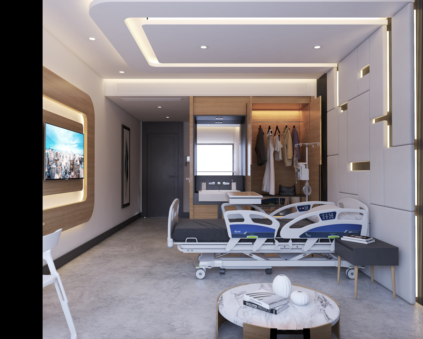 3D Hospital Room Interior 3D Scene model - TurboSquid 1749706