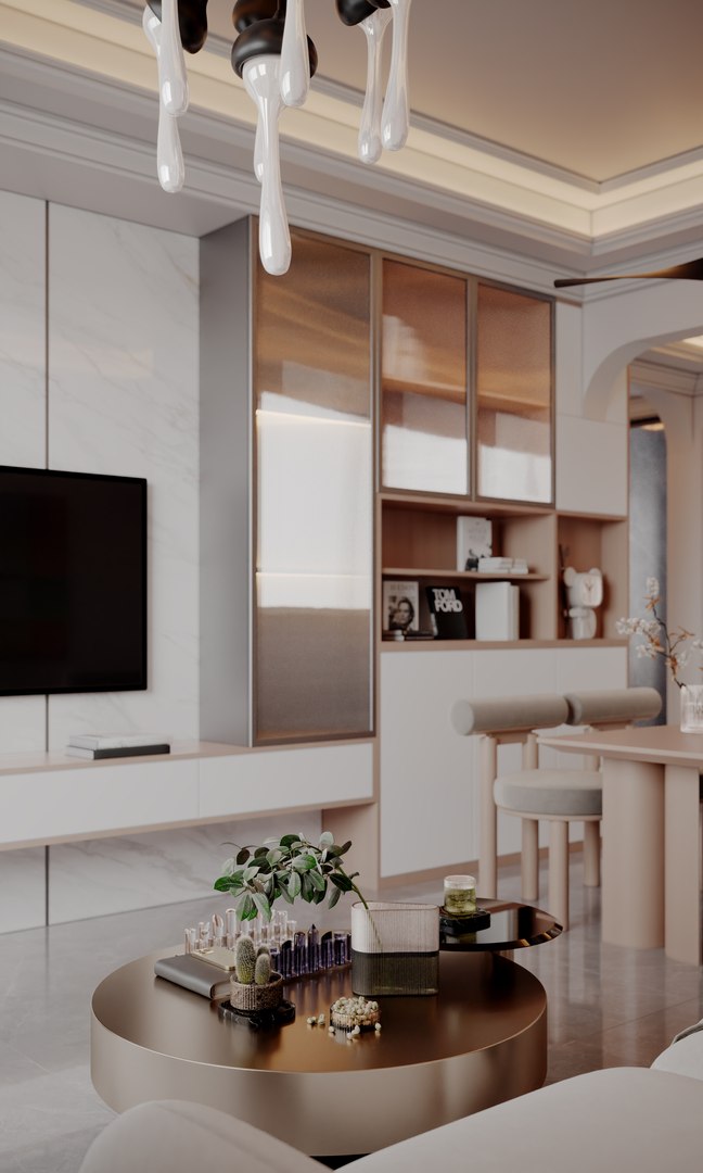 Modern Home Living Room Dining Room Bedroom Children Room -cr Model ...
