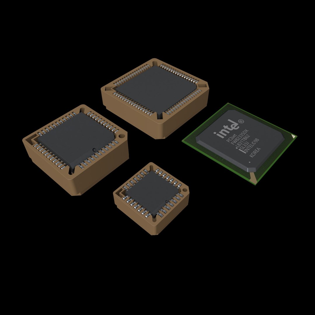 Chip Circuit Ic 3D Model - TurboSquid 1709971