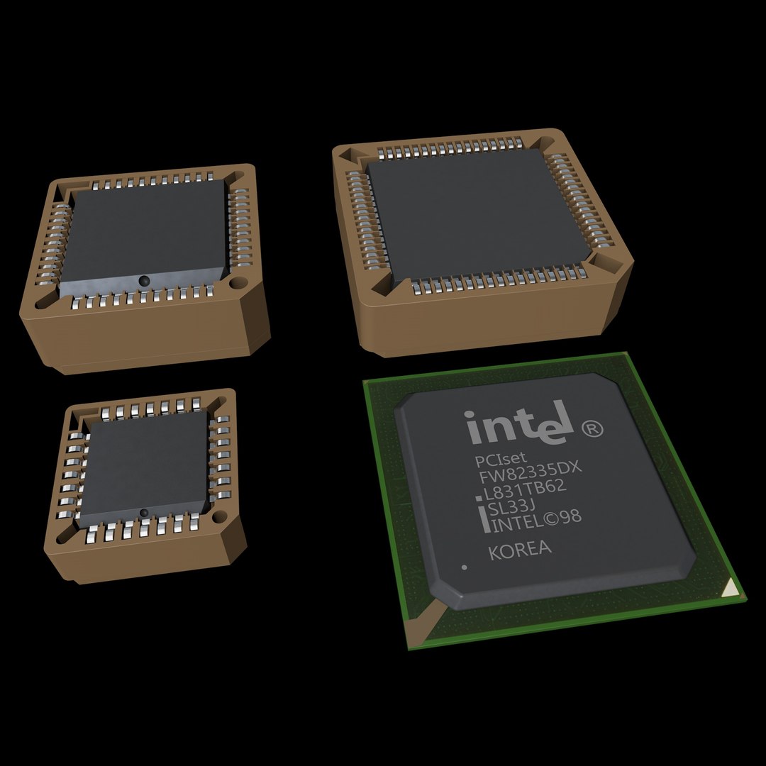 Chip Circuit Ic 3D Model - TurboSquid 1709971