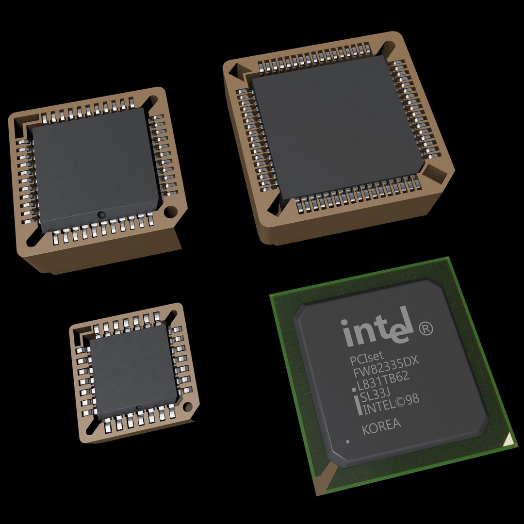 Chip Circuit Ic 3D Model - TurboSquid 1709971