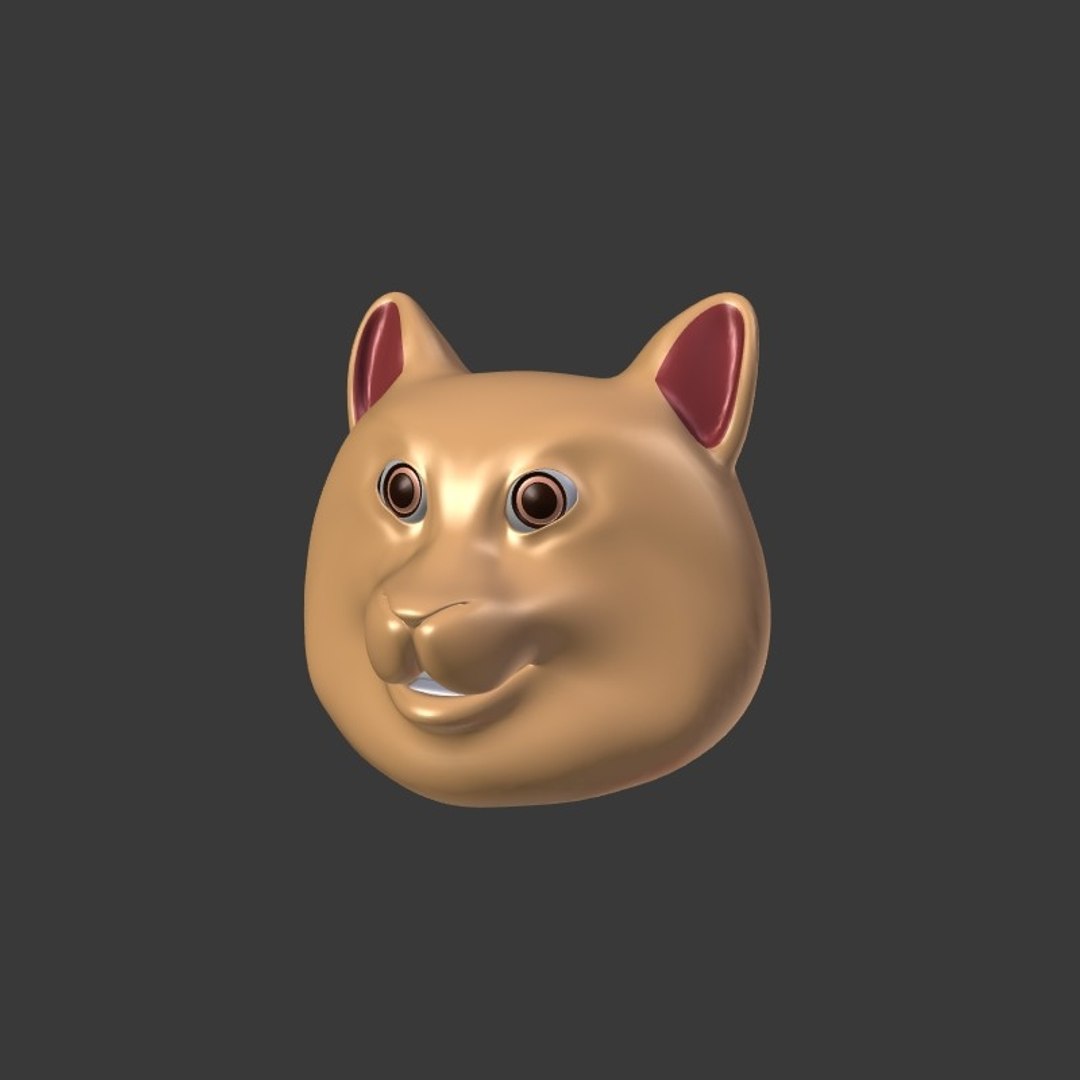 Cat Emoji Icon 3D Model - TurboSquid 1394747