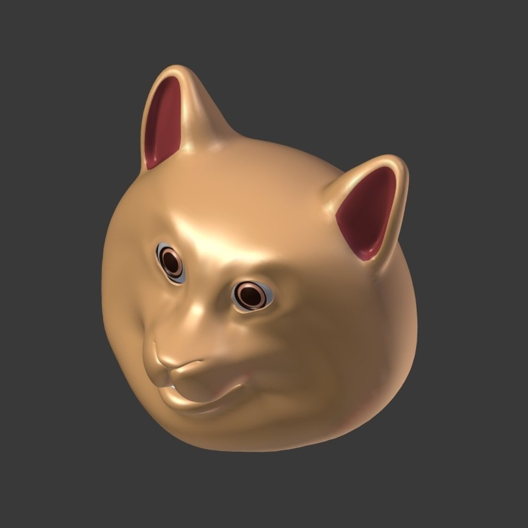 Cat Emoji Icon 3D Model - TurboSquid 1394747