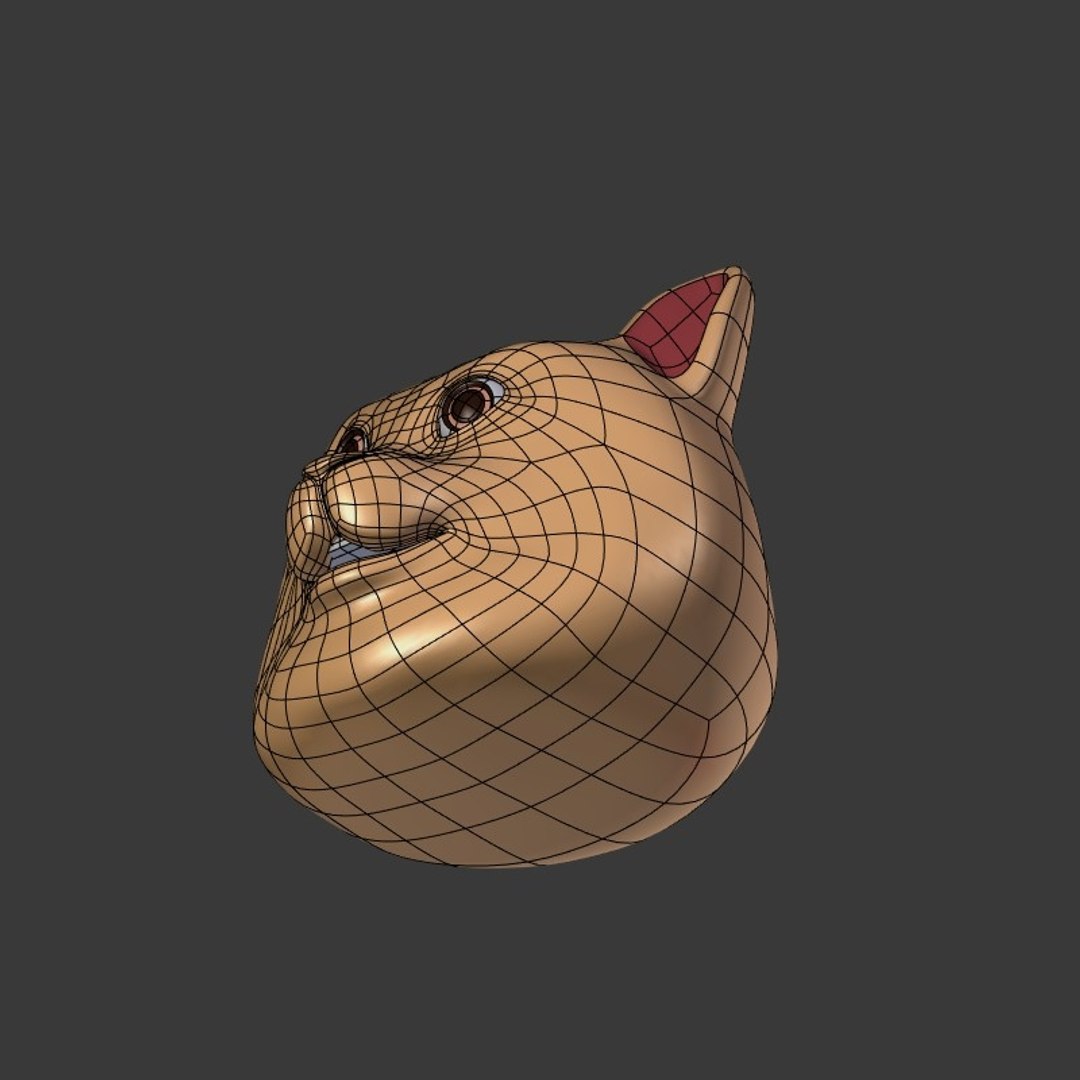 Cat Emoji Icon 3D Model - TurboSquid 1394747