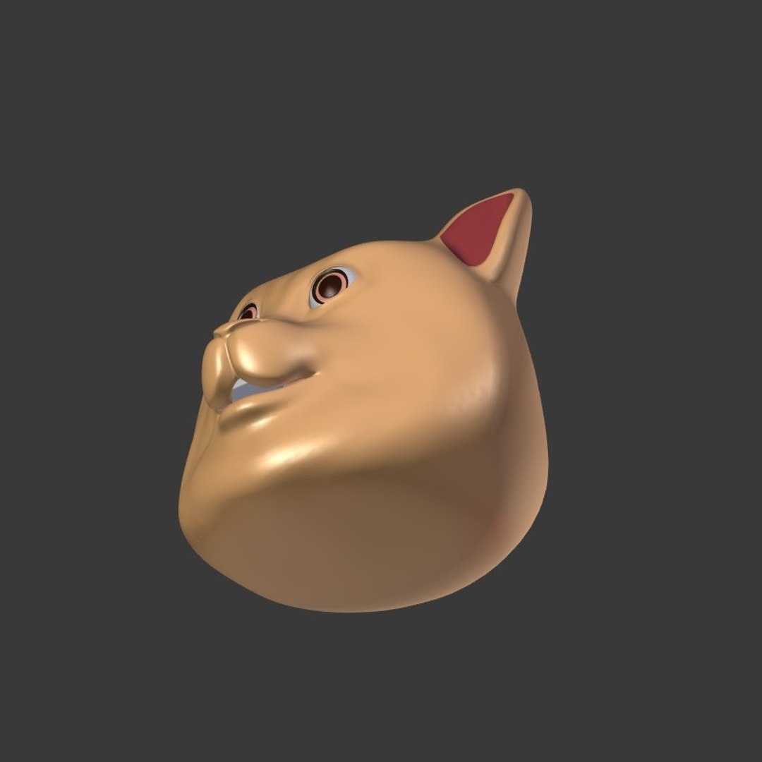 Cat Emoji Icon 3D Model - TurboSquid 1394747