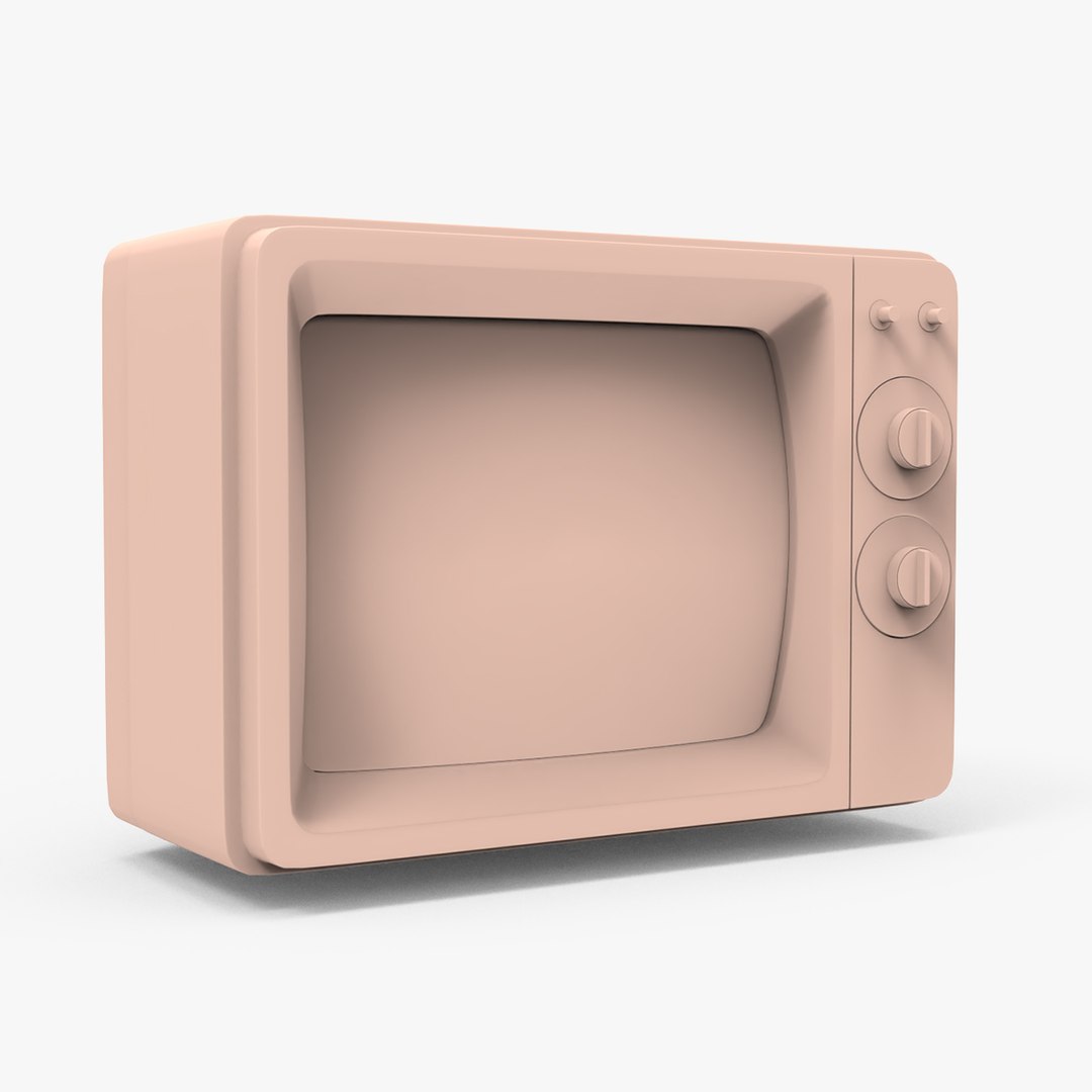 3D Retro Television - TurboSquid 2259929