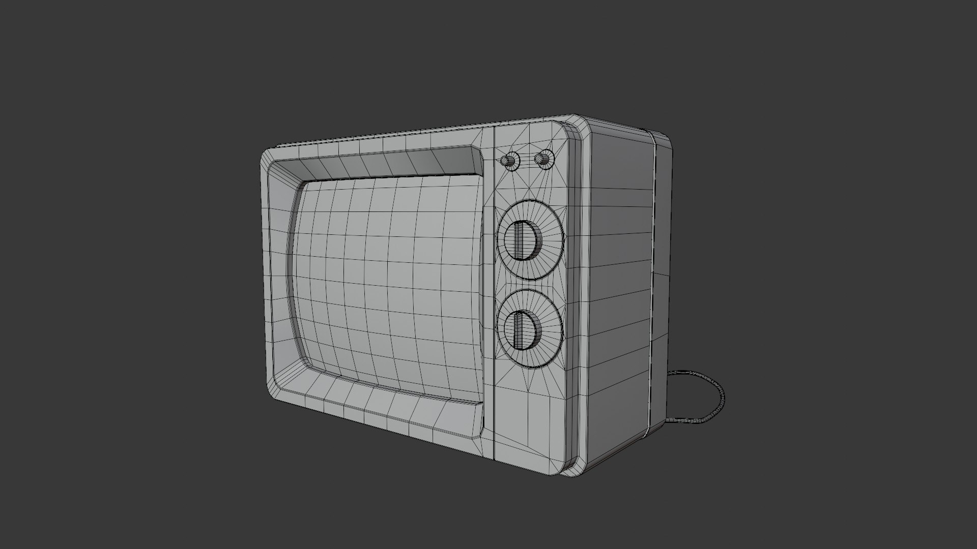 3D Retro Television - TurboSquid 2259929