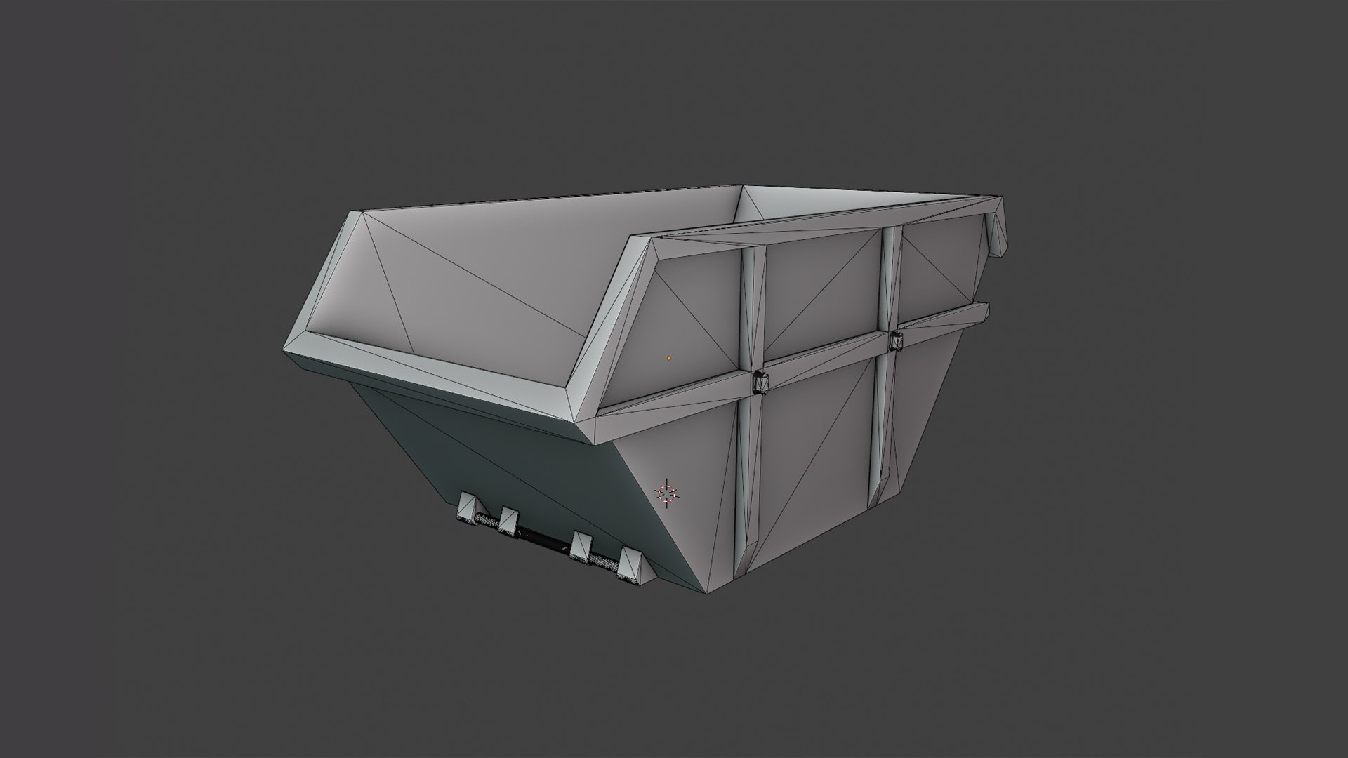 3D Model Open Dumpster For Construction Garbage - TurboSquid 2437587