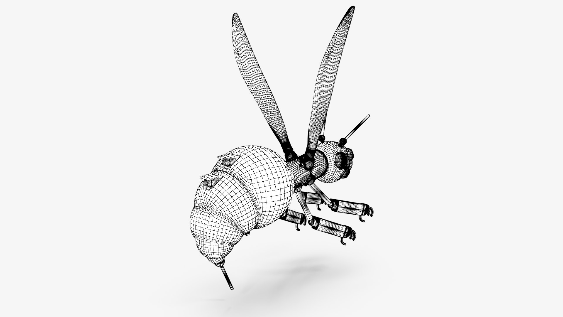 3D Robot Wasp Model - TurboSquid 1891553