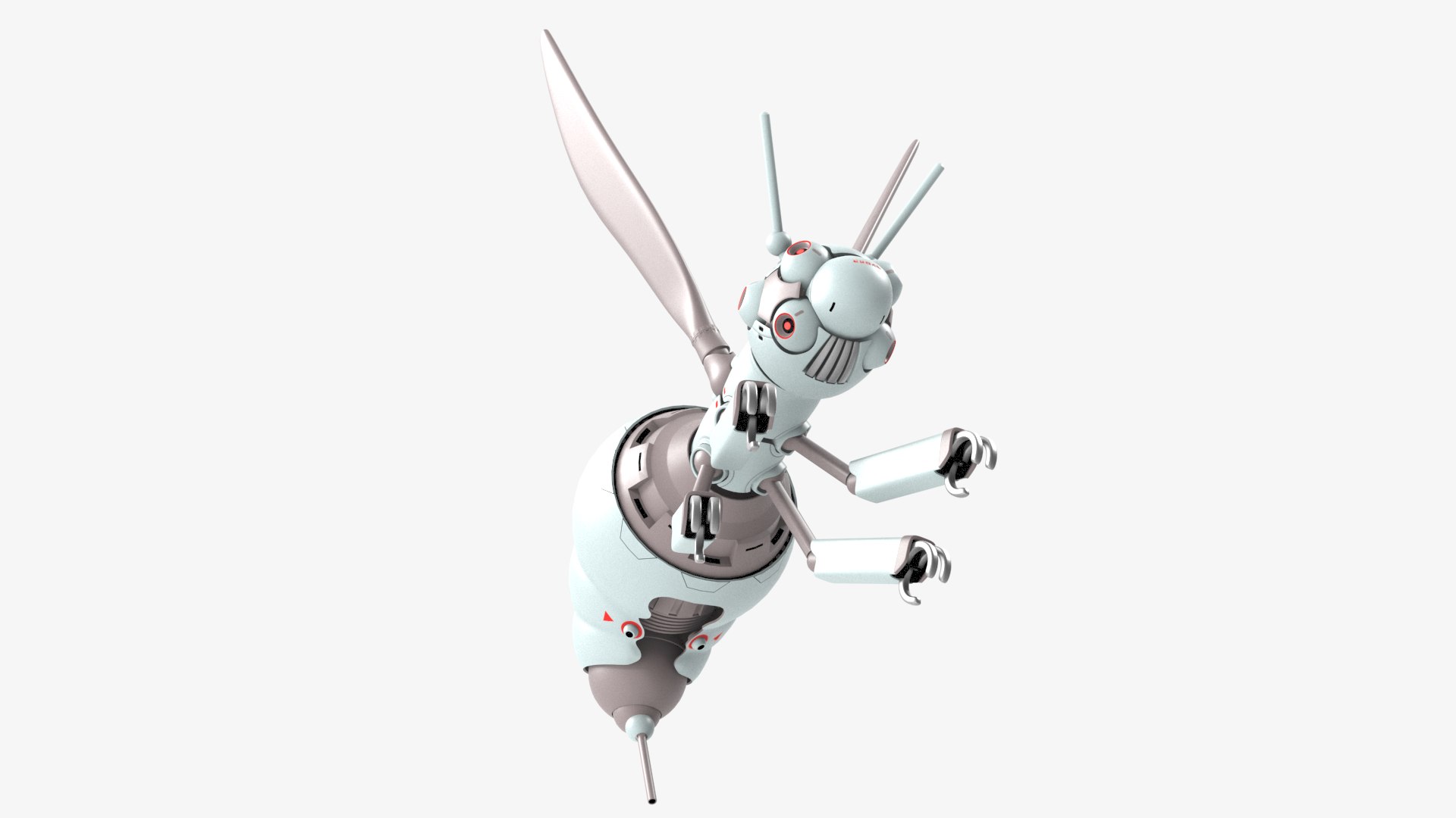 3D Robot Wasp Model - TurboSquid 1891553