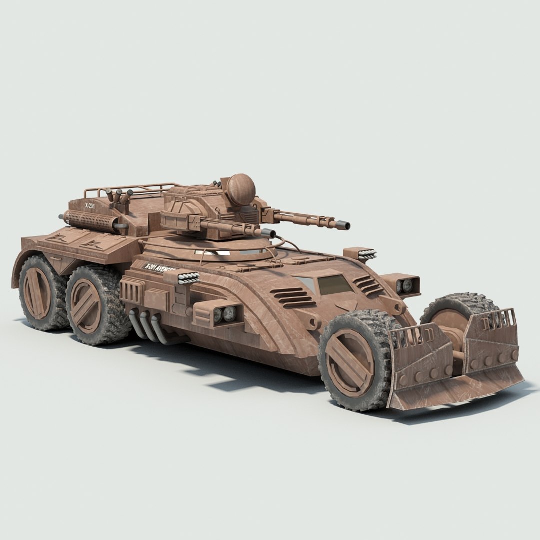 Futuristic Military Vehicle 3d Max