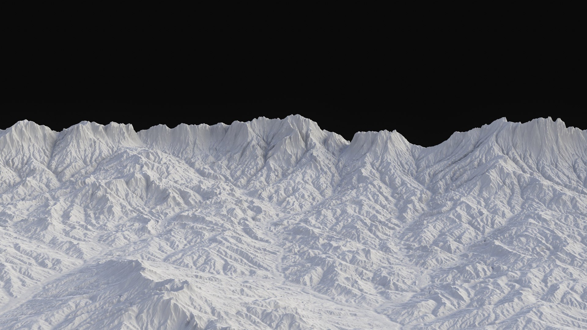 3D Mountain range 2 - TurboSquid 2152348