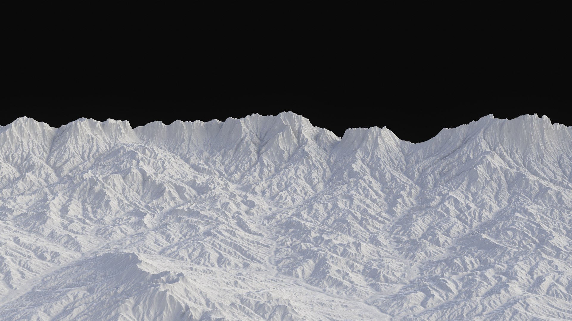 3D Mountain range 2 - TurboSquid 2152348