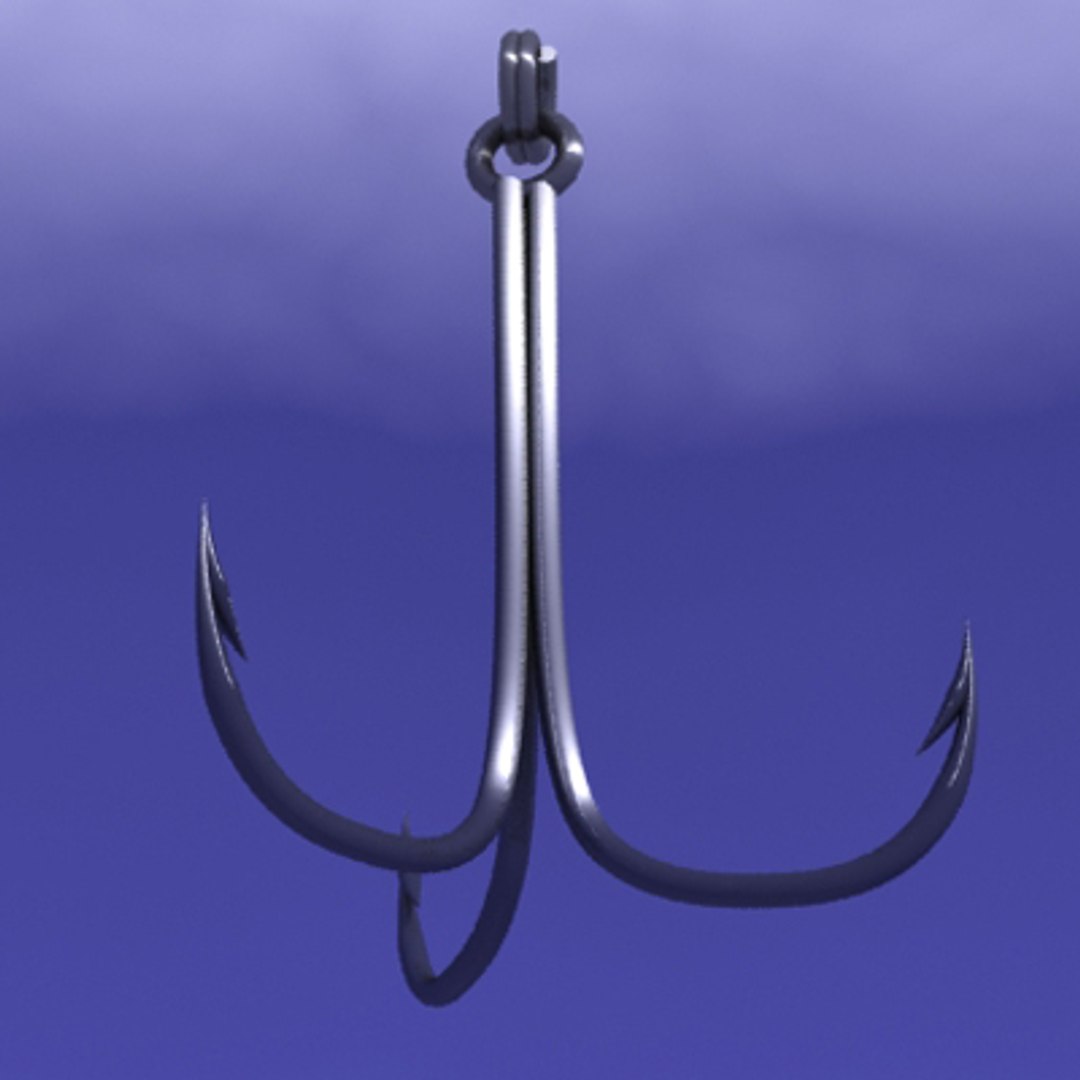 Fishing Hook 3d Model