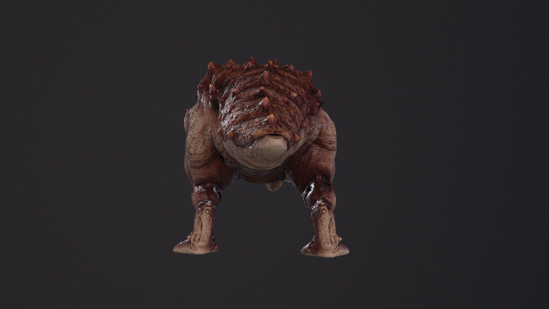 Hell Dog Low-poly Monster 3D - TurboSquid 1789922