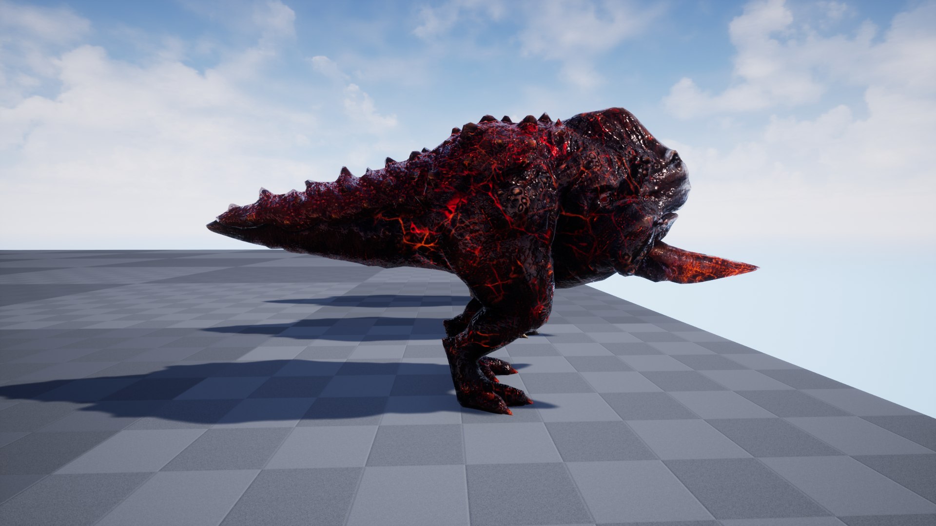 Hell Dog Low-poly Monster 3D - TurboSquid 1789922